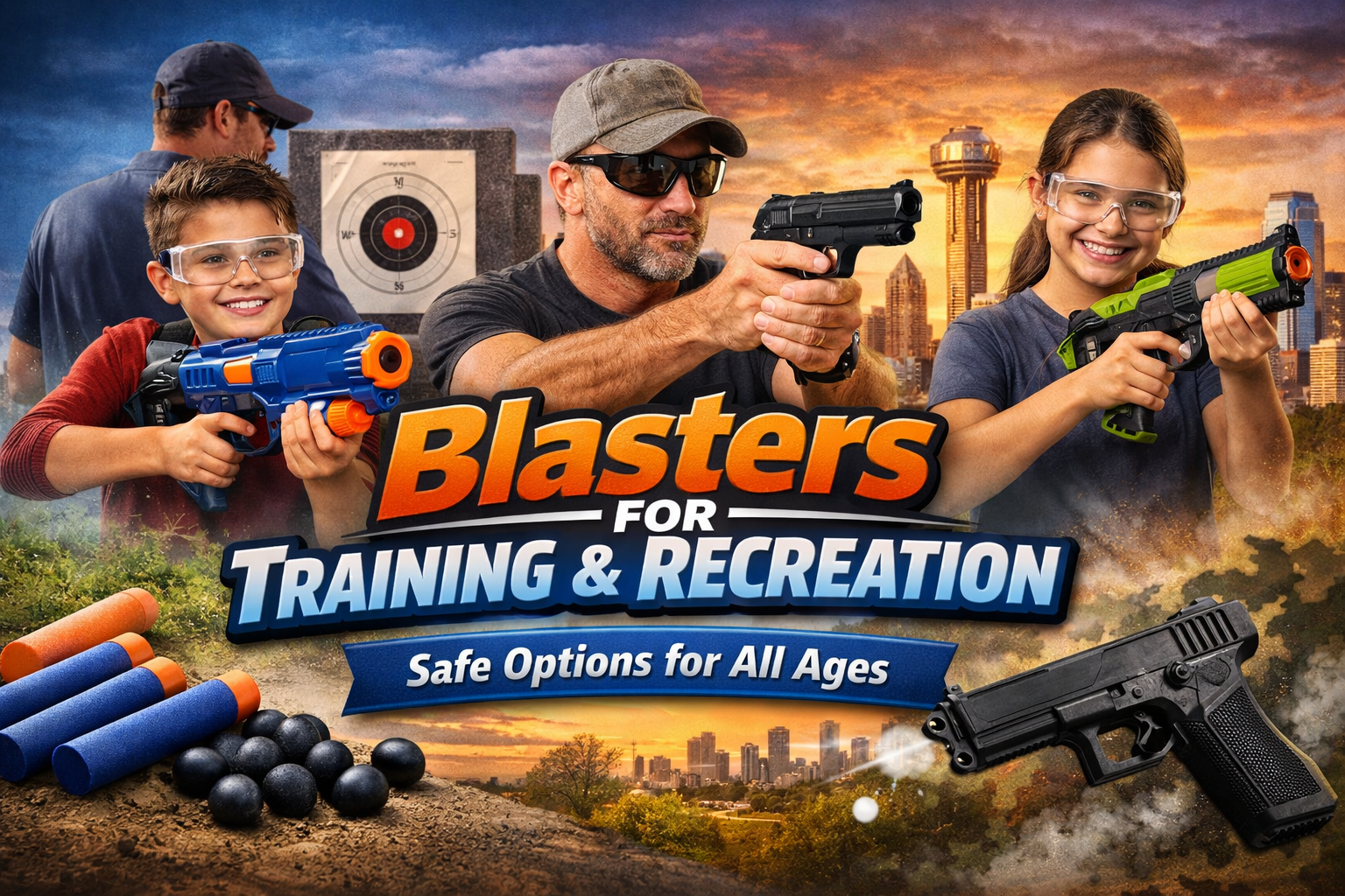 Blasters for Training & Recreation: Safe Options for All Ages