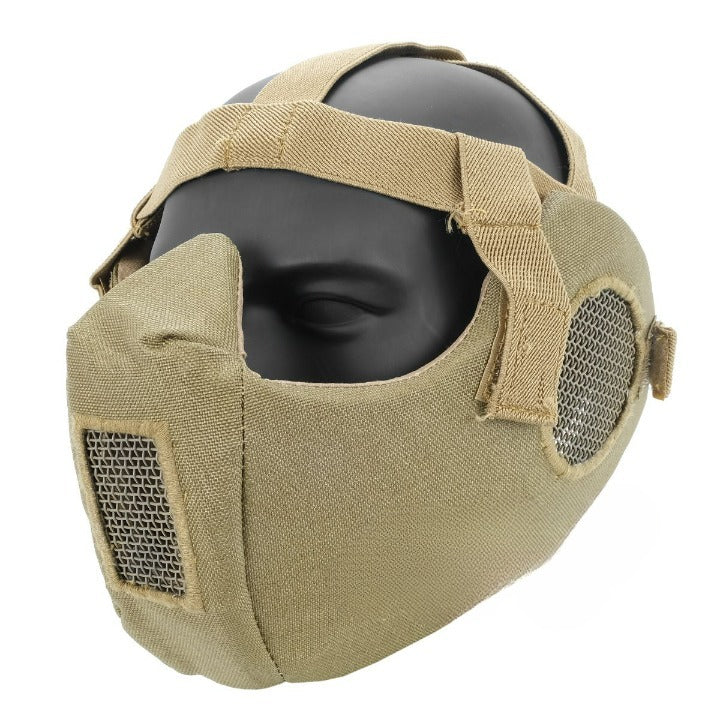 Trimex Tactical Airsoft Half Mask- Tan - Air Sporting Goods