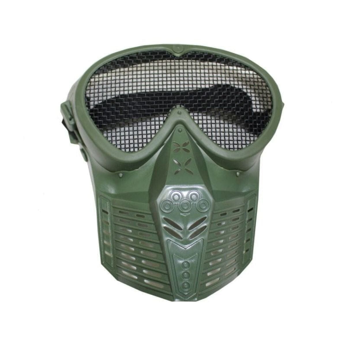 Airsoft Full Face Mask with Rubber Goggles