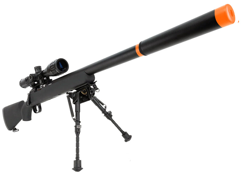Bolt Action BAR-10G Airsoft Sniper Rifle with Silencer | Best Deal