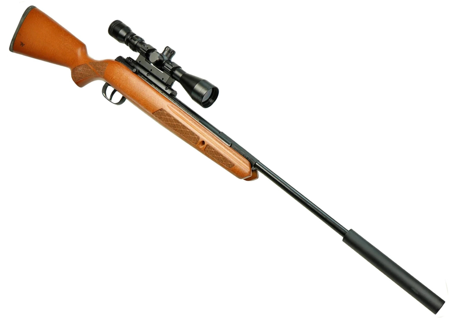 single-shot spring Air Rifle Model 55RS with moderator .22 - Wincheste