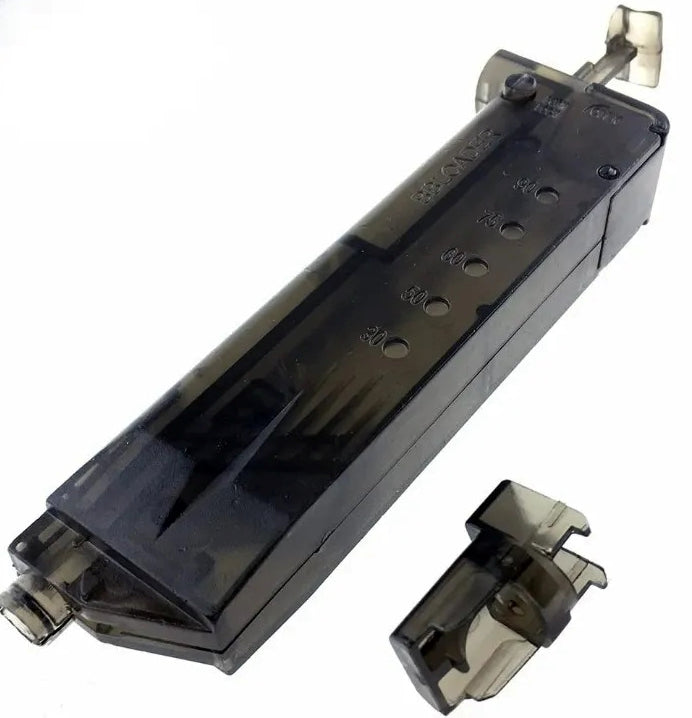 Bulldog Airsoft Speed Loader 90 Rounds for quick loading.