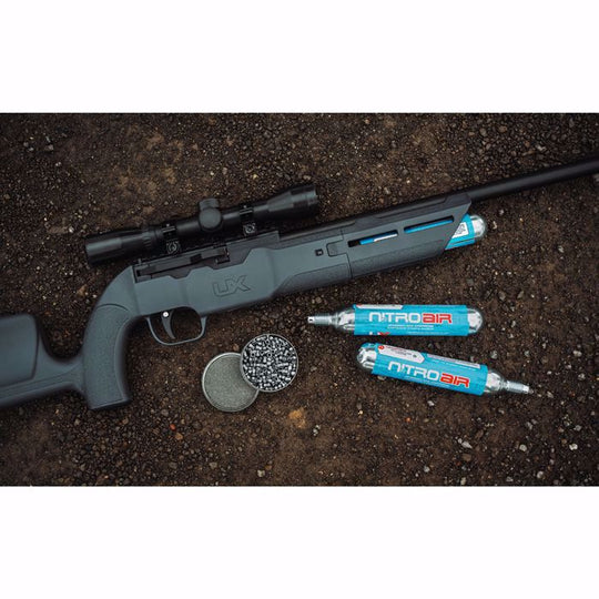 NitroAir Pre-Filled Nitrogen Cartridges for Air Guns - 24ct Bulk