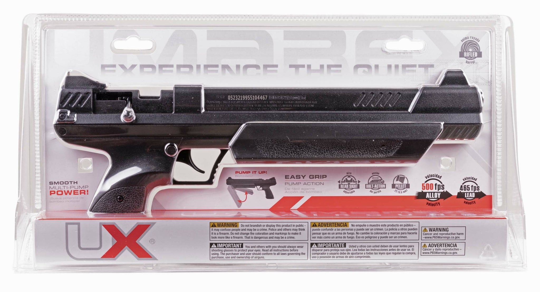 UMAREX Strike Point .22 Multi-Pump Pellet Pistol